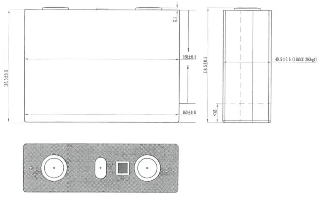 Gotion LiFePO4 3.2V 102Ah Battery Cell